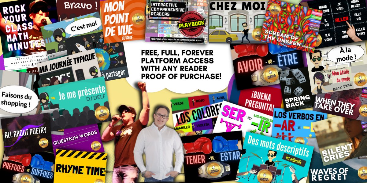 INTERACTIVE COMPEHENSIVE READERS – tagged "DJ DELF Series" – Educorock.com